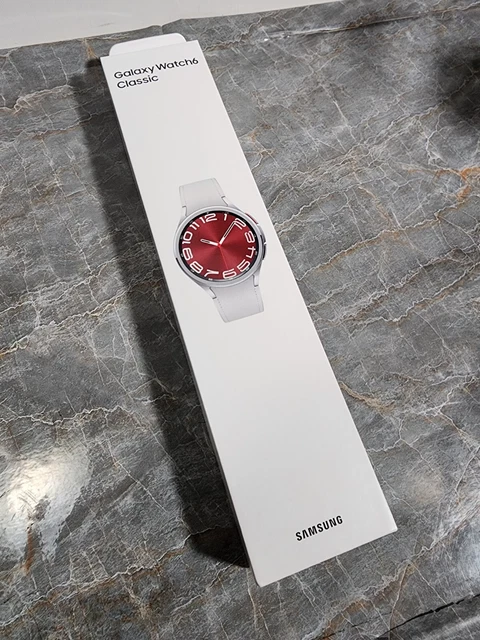 NEW SAMSUNG GALAXY Watch 6 Classic 43mm Silver SM-R950 $244.99 - PicClick