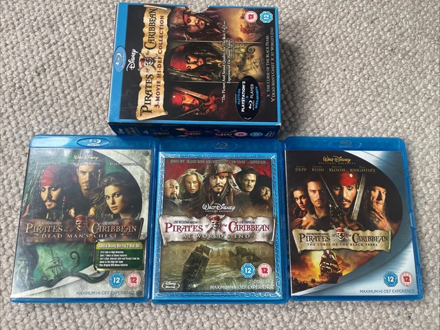 PIRATES OF THE Caribbean Trilogy (Box Set) (Blu-ray, 2011) £11.02 ...