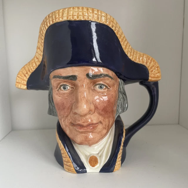 ROYAL DOULTON LARGE Character Toby Jug Lord Nelson D6336 Geoff Blower £ ...