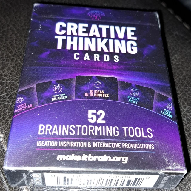 CREATIVE THINKING CARDS 52 Brainstorming Tools Creative Card Deck ...