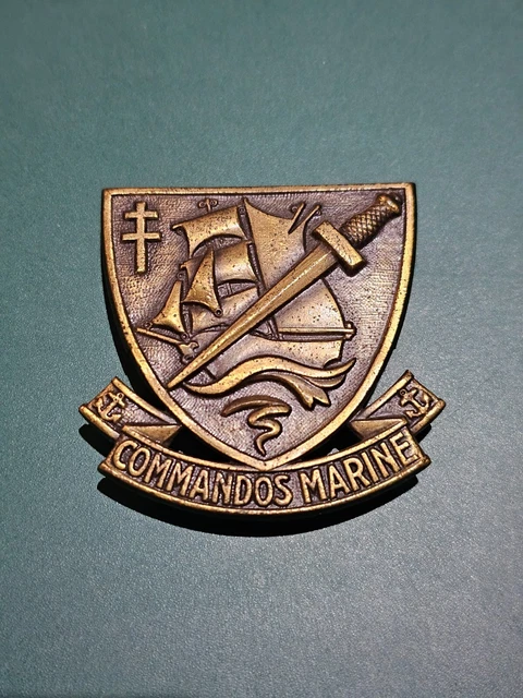 INSIGNE COMMANDO MARINE Drago Fusiliers Marins Liberation Militaria ...