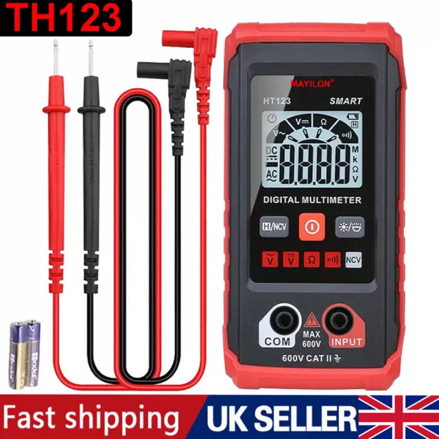 PROFESSIONAL DIGITAL MULTIMETER Voltmeter Ohmmeter Ammeter Multi Tester ...