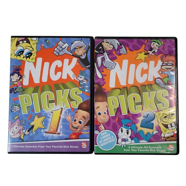 NICK PICKS VOL 1 and 2 DVD Bundle Nickelodeon Cartoons OOP £12.89 ...