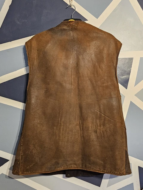 WWII BRITISH 1945 Dated Jerkins Uniform Leather Over Jacket, Lined ...