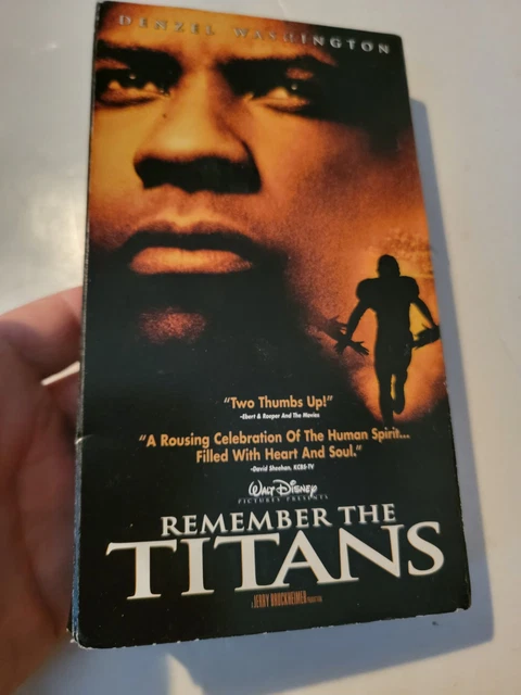 REMEMBER THE TITANS VHS Video Tape Walt Disney Sports Movie Denzel Washington £2.23 - PicClick UK
