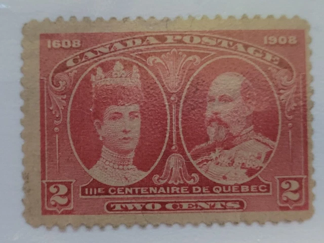 1908 CANADA POST King Edward VII & Queen Alexandra, Quebec Tercentenary ...