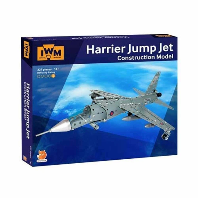 IWM HARRIER JUMP Jet RAF Navy Model Construction Set Metal Kit £19.99 ...
