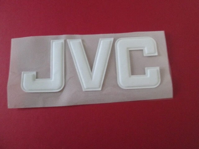 ARSENAL JVC SPONSOR Patch White Red Flock 3D Repro for Football Shirt £15.00 - PicClick UK