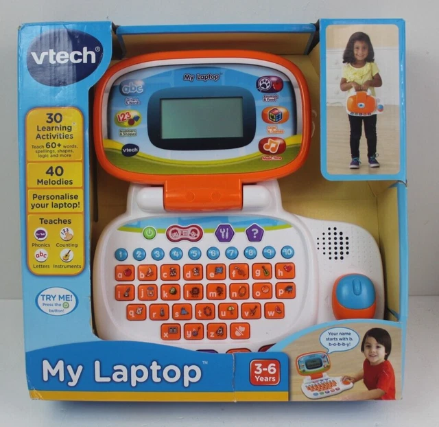 VTECH MY FIRST Laptop Kids Child Educational Electronic Toy New Boxed ...