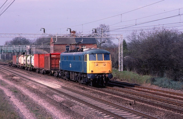 ORIGINAL 35MM RAIL Slide Class 85 85008 Cathiron 16 3 1990 + Copyright ...