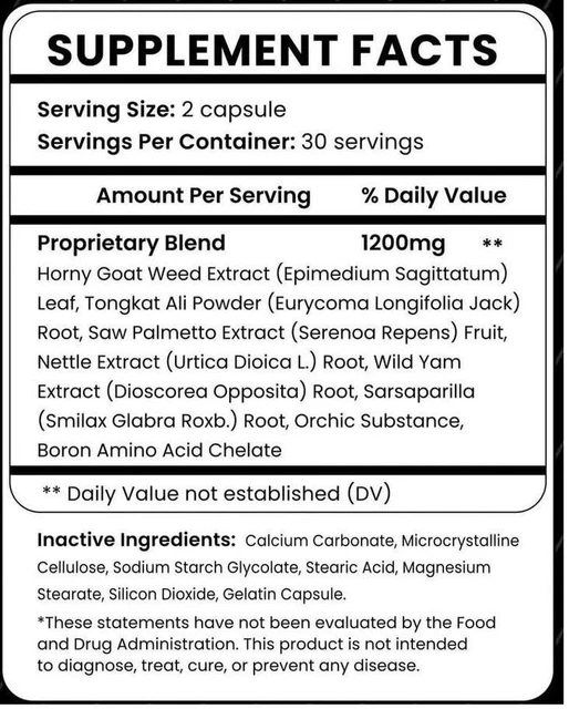 SIZEMAX SUPPLEMENT FOR Men's Health, Size Max Male Performance Pills 60 ...