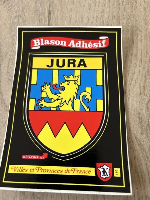BLASON ADHÉSIF VILLES Et Provinces De France 530 Jura EUR 2,40 - PicClick FR