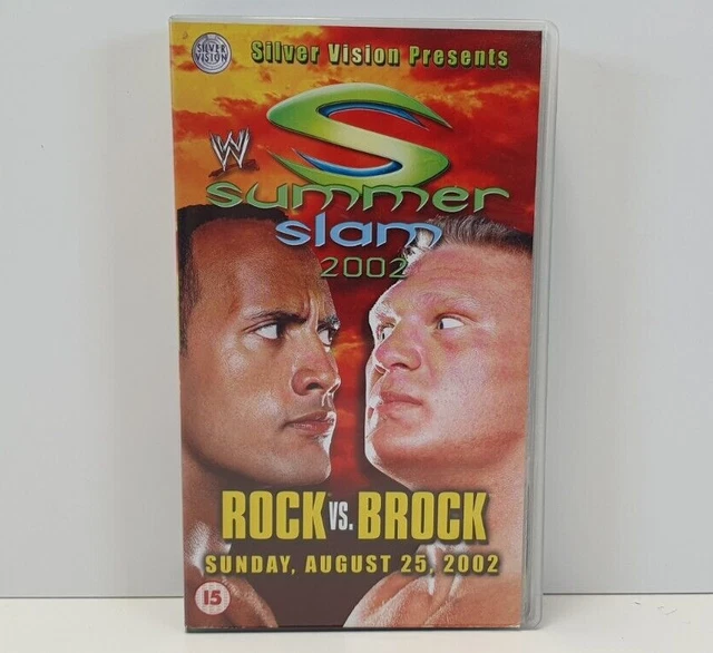 WWF / WWE Summerslam 2002 Retail VHS Wrestling Cassette Tape - RARE! £5 ...