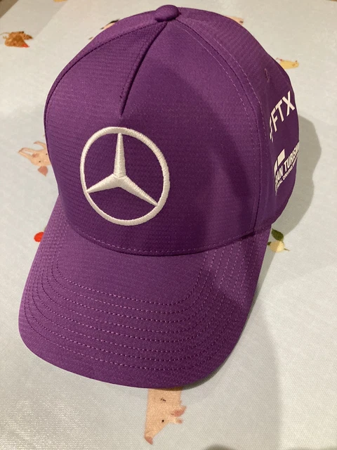 NEW MERCEDES AMG Petronas, F1 Lewis Hamilton Baseball Cap Purple ...