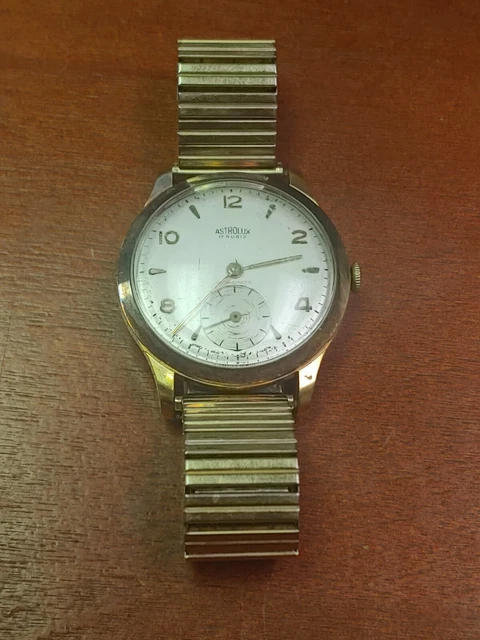 ASTROLUX VINTAGE UHR Antimagnetic 17 Rubis Swiss Made läuft!! EUR 42,92 ...
