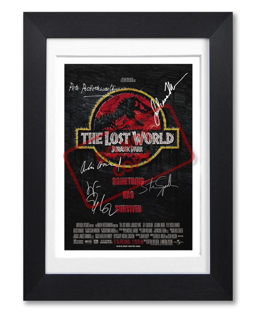 THE LOST WORLD Jurassic Park Movie Cast Signed Poster Print Photo ...