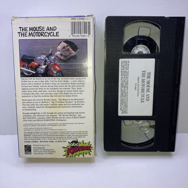 THE MOUSE AND the Motorcycle (VHS, 1991, ABC Kidtime) £12.51 - PicClick UK