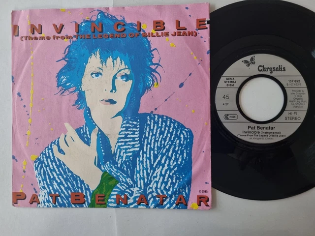 PAT BENATAR - Invincible (Theme From The Legend Of Billie Jean) 7 ...