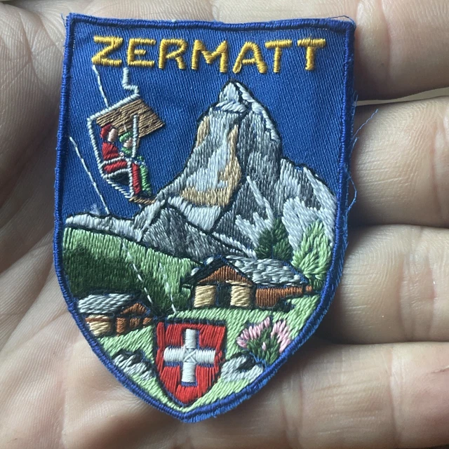 FRANCE-BLASON - INSIGNE Badge Ecusson - Tissu Brodé - Armoiries SUISSE ZERMATT EUR 7,50 ...