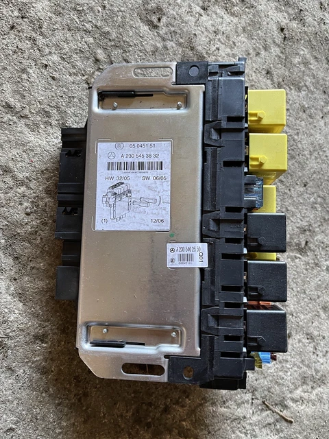 MERCEDES R230 SL SAM Module Fuse and Relay A2305453832 £190.00 ...