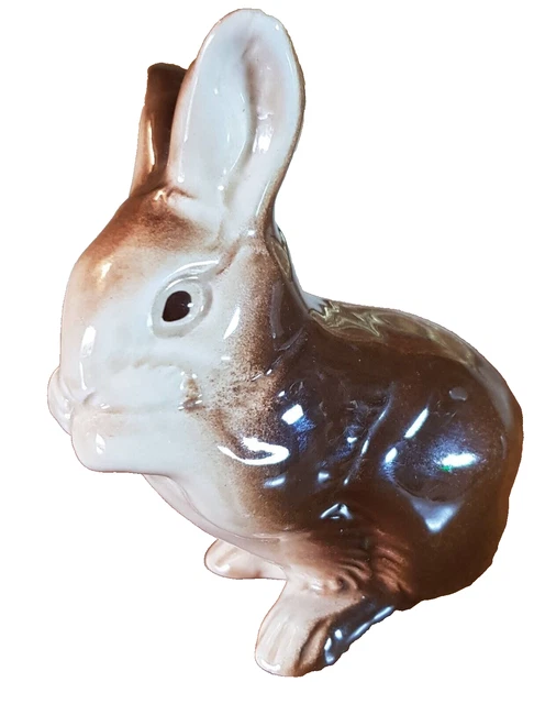 POOLE POTTERY VINTAGE 1970-80s kitsch Figure Ornament of a Rabbit ...