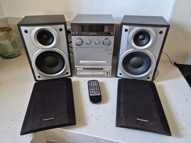 CHAINE HIFI MINI PANASONIC SB-PM15 Stereo system -cassette- CD - AM/FM ...