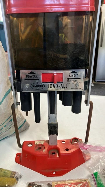 LEE LOAD-ALL GAUGE Precision Reloading Press shotgun Rare Metal Base ...