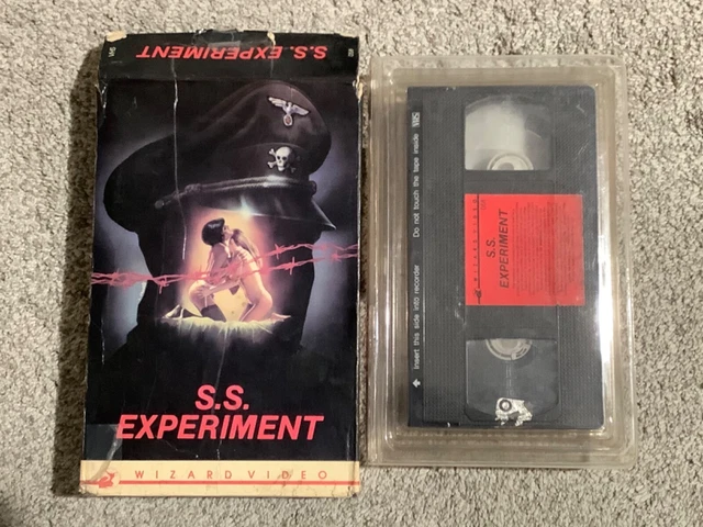 SS EXPERIMENT 1984 VHS Big Box Original Wizard Video 1976 horror Nazi ...