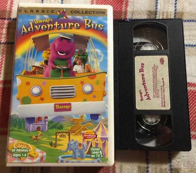 BARNEY'S ADVENTURE BUS [1997] {Canadian Clamshell} | VHS TAPE, Tested ...