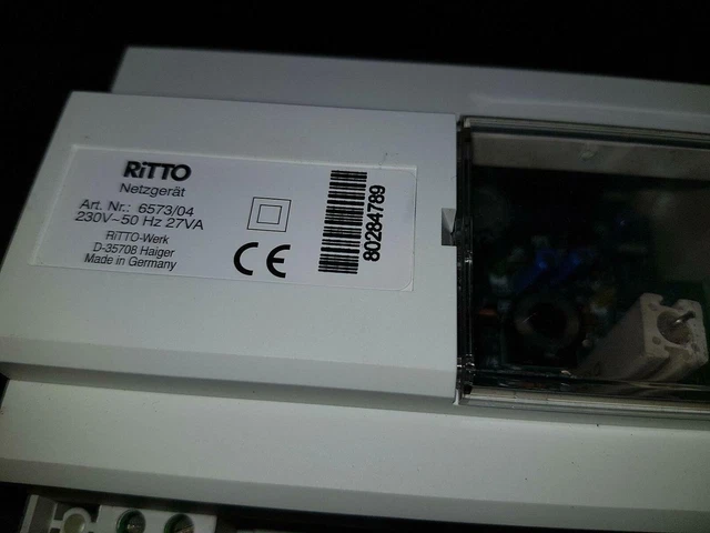RITTO NETZGERÄT 6573/04 Netzteil Trafo 230V 27 VA geb. 1 6573.04 1 6573 ...