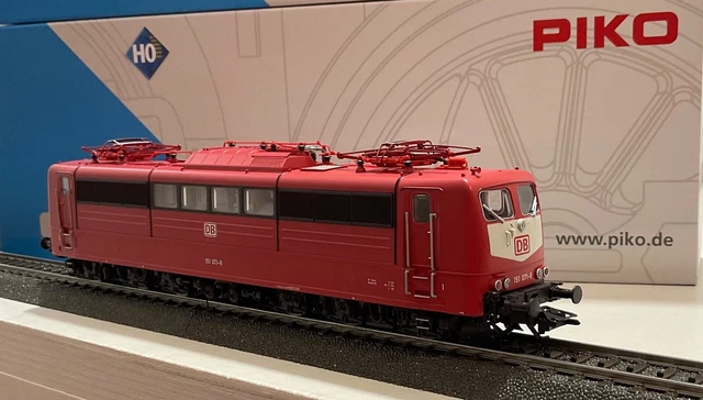 PIKO 71172 E-LOK BR 151 orientrot f. Märklin Wechselstrom Spur H0 ...