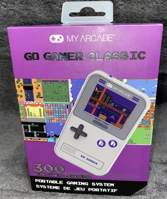 MY ARCADE GO Gamer Classic 300 Retro Games Portable Gaming System NEW ...