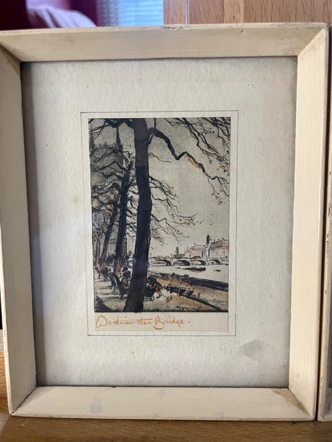 INCISIONI MAURICE VERDIER metà secolo. Westminster and The Old ...