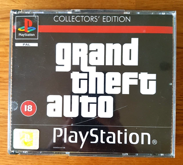 GRAND THEFT AUTO GTA Collectors Edition PS1 PlayStation PAL Complete ...