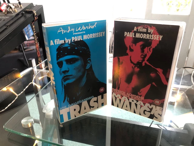 TRASH & MADAM Wangs. Two VHS films by Paul Morrissey, Andy Warhol £30.00 - PicClick UK