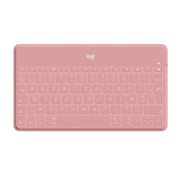 CLAVIER - SANS fil - Logitech - Keys to Go - 180g - AZERTY - Rose EUR ...
