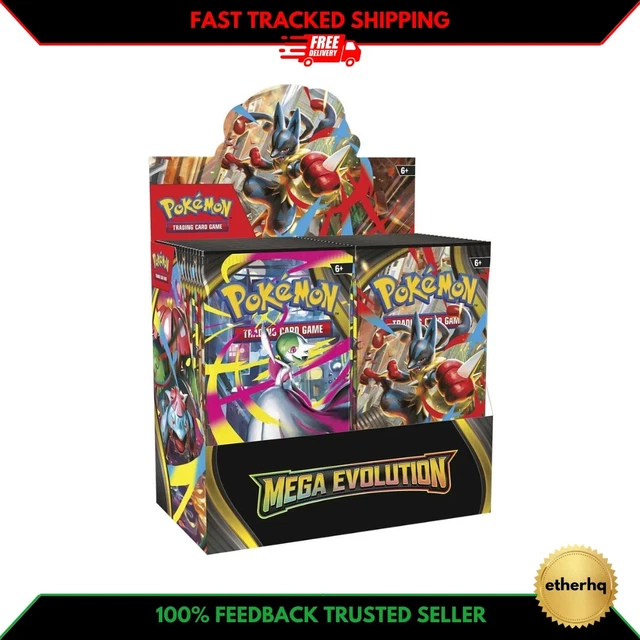 POKEMON TCG MEGA Evolution Enhanced Booster Display Box 36 Packs NEW ...
