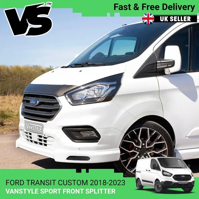 FITS FORD TRANSIT Custom & Tourneo 18-23 Lower Front Splitter Spoiler ...