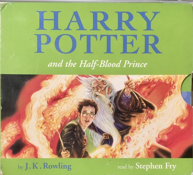 HARRY POTTER & THE HALF-BLOOD PRINCE 17 CD Audiobook Stephen Fry JK ...