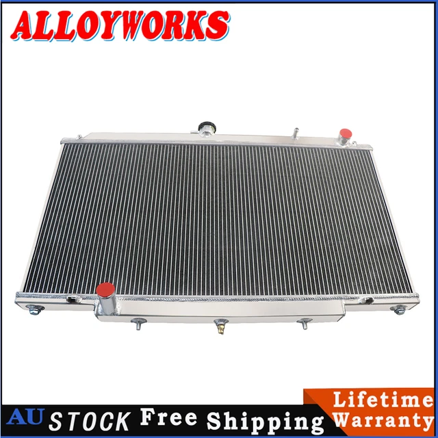 4ROW RADIATOR-FOR NISSAN PATROL GU Y61 ZD30 TD 2.8L 3.0L 4.2L Turbo ...
