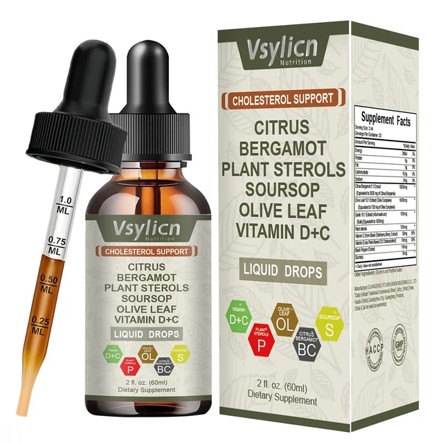 EXTRA STRENGTH CITRUS Bergamot Drops 60ml - Balance Cholesterol ...