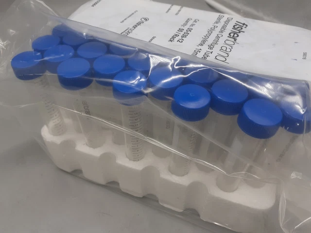 STERILE PLASTIC CENTRIFUGE Test Tube Vial Container Specimen Craft 50ml ...