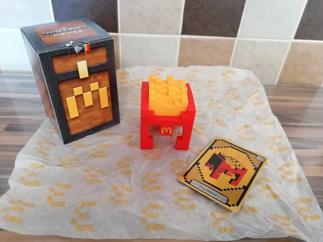 MCDONALDS MINECRAFT MOVIE Happy Meal Figure ~ Fry Helmet £11.11 ...