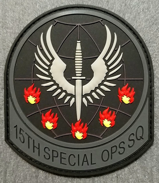 USAF 15TH SPECIAL Operations Squadron MC-130J Commando II PVC Patch w ...
