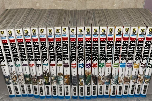 BEASTARS JAPANESE VER Complete Full Comics Manga Set Vol.1-22 Itagaki ...