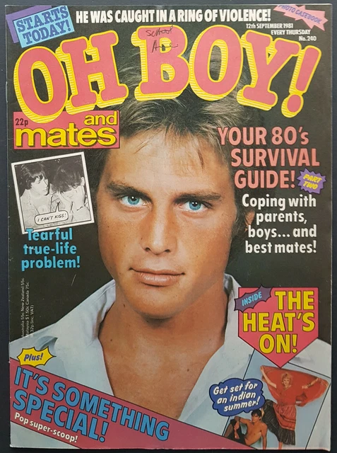 OH BOY MAGAZINE 12 Sept 1981 - Leigh McClosky, Liza Goddard Ad, Sheena ...