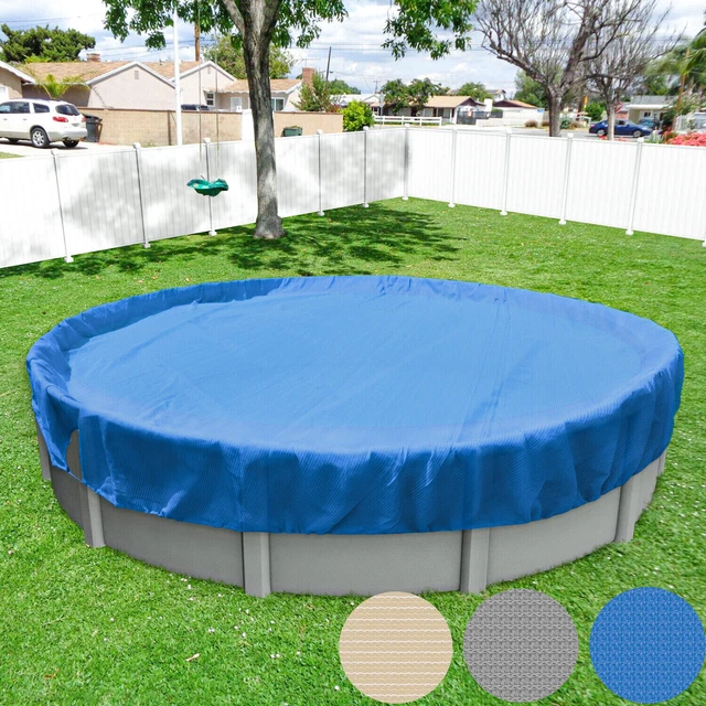ROUND WINTER POOL Cover Safety Heavy Duty Swimming Cover for Above ...