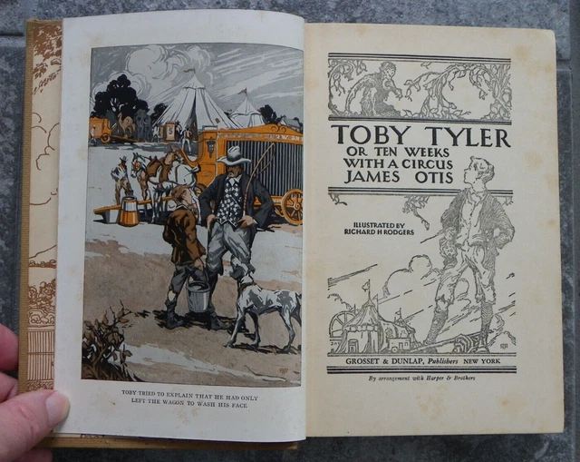 &TOBY TYLER OU dix semaines avec un cirque"-Otis-1923 EUR 8,72 ...