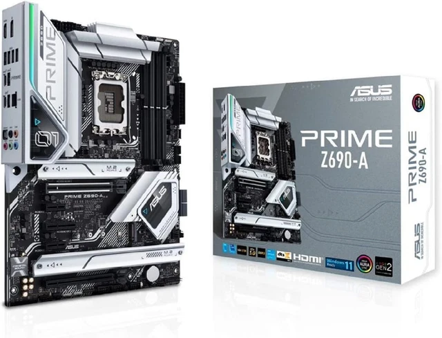 ASUS INTEL 12TH Generation Cpu Lga1700 Compatible Z690 Chipset Atx ...