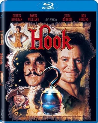 HOOK (4K UHD Blu-ray) Dustin Hoffman Robin Williams Julia Roberts Bob ...